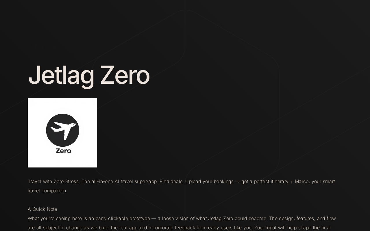 Jetlag Zero